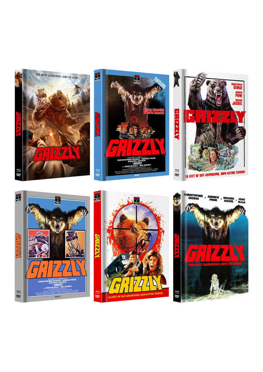 Grizzly Mediabook Unwattiert Cover A,B,C,D,E,F – Retro Gold 63 UG (haftungsbeschränkt)